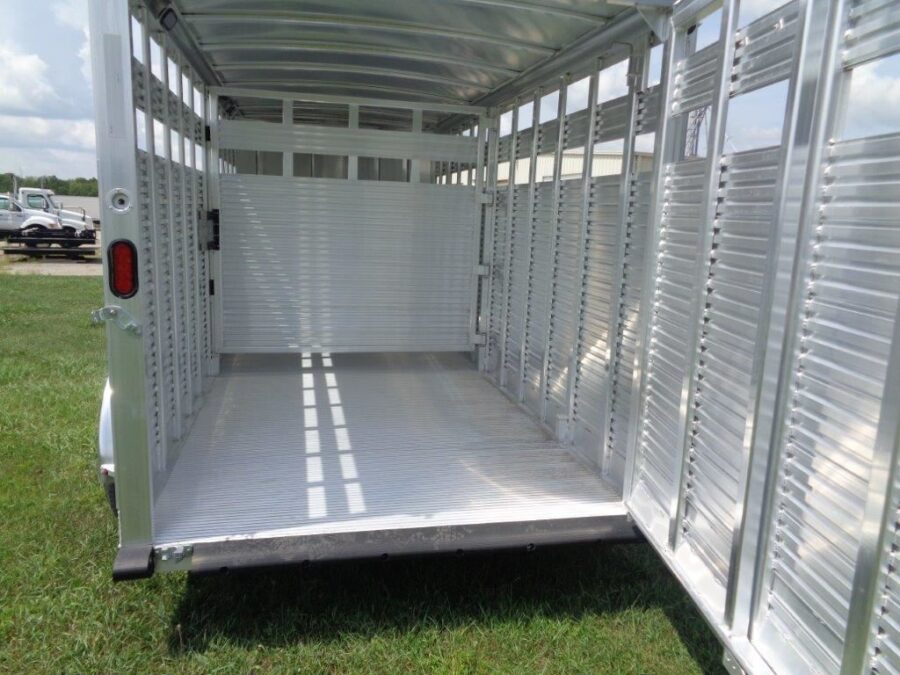 2023 Custom Classic Aluminum Livestock Trailer
